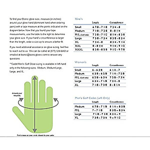 Bionic StableGrip with Natural Fit Golf Glove - White (Medium, Left)