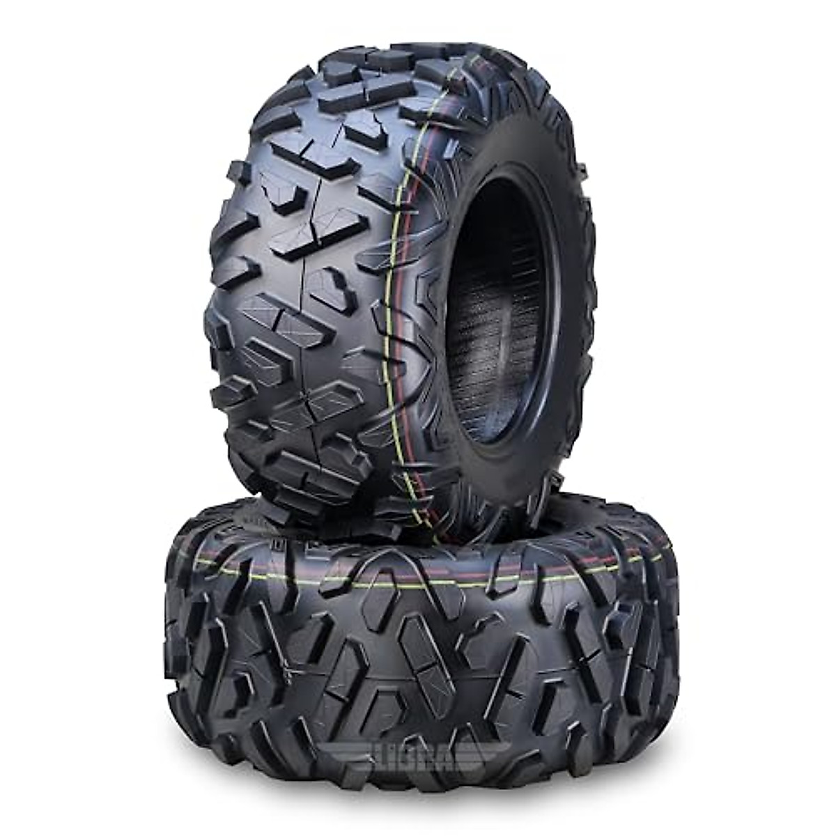 WANDA Set 2 ATV UTV Tires 25X10-12 25X10X12 6PR Bighorn Style