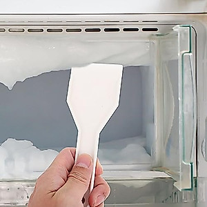 Pizza Spatula Icebox Refrigerator Ice Shovel Ice Scraper Defroster Ice Removal Scooper Snow Frost Remover Tools for Windshield Fridge Scraper Tool Cake Spatula