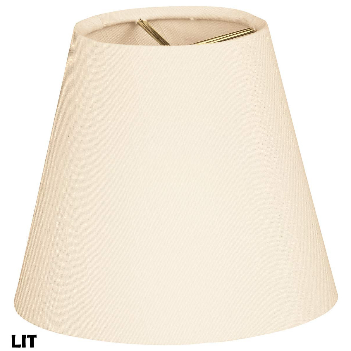 Royal Designs CS-902-5EG Hardback Empirechandelier Lamp Shade, Eggshell