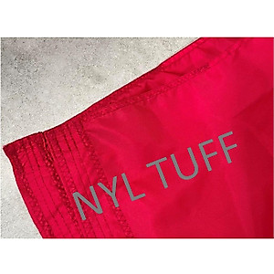 This 10x15 ft American Flag For Outside, 100% in USA Strongest, Longest Lasting, Heavy Duty Nylon, Embroidered Stars, Sewn Stripes, Brass Grommets Perfect for Outdoors! Premium US Flag