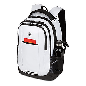SwissGear Cecil 5505 Backpack, Fits 16 Inch Laptop, White, Medium
