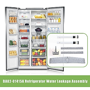 DA82-01415A water heater drain hose Compatible with Samsung Refrigerator Water Leak Service Kit DA82-01415ACM AP5957964 and PS10058968 fridge water line Replacement