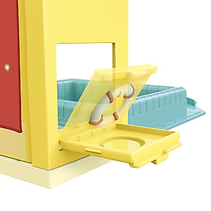 Peppa Pig Peppa’s Adventures Peppa’s Swimming Pool Playset Preschool Toy, Includes 1 Figure and 4 Accessories, Ages 3 and Up