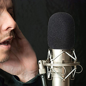 YOUSHARES NT1-A Microphone Pop Filter - Mic Foam Windscreen Cover for Rode NT1-A, NT2-A, NTK, NT1000, NT2000, K2 and Rode Podcaster Microphones