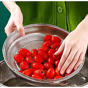 Steamer Basket, 9 Inch x 1.8 Inch Food Grade Stainless Steel Steaming Net with a Support Frame for Food Steaming (1 Pcs)