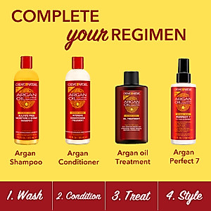 Creme of Nature, Argan Oil for Hair, Perfect 7-in-1 Leave-in Treatment, for Healthy Hair with Exotic Shine, 5.1 Fl Oz (Package May Vary)