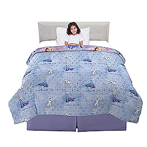 Disney Frozen 2 Kids Bedding Soft Microfiber Comforter, Full, "Official" Disney Product By Franco