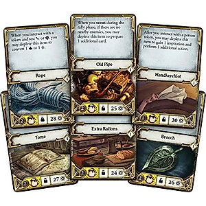 The Lord of the Rings Journeys in Middle-earth Board Game/ Strategy Game/ Adventure Game for Adults and Teens | Ages 14+ | 1-5 Players | Avg. Playtime 60+ Mins | Made by Fantasy Flight Games