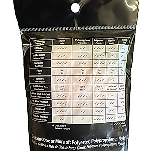 Everbilt 3/16 in. x 50 ft. White/Pink Diamond-Braid Poly Rope