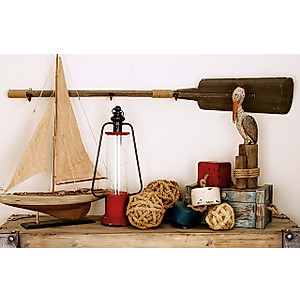 Deco 79 Wood Oar Hooks, 56 by 8-Inch