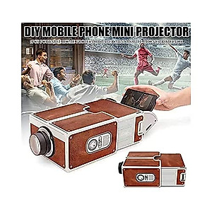 MMWW Smartphone Projector Create a Small Home Theater Portable Video Projectors for Outdoor Movie Business PowerPoint Presentations