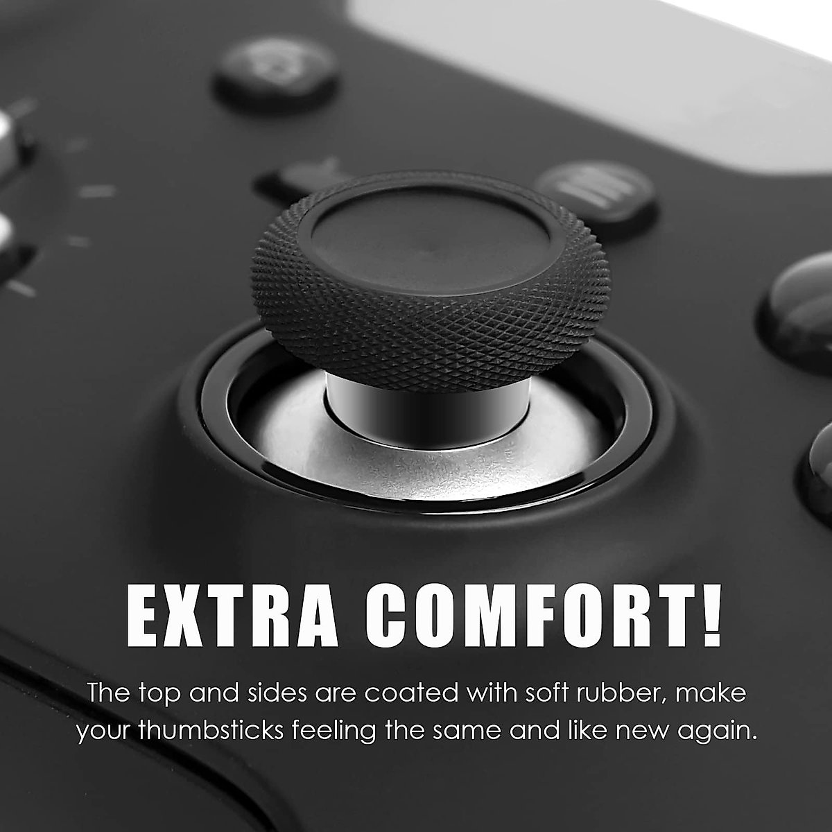 TOMSIN Replacement Thumbsticks for Xbox Elite 1 Controller,6 in 1 Swap Magnetic Joysticks for Xbox One Elite Controller Series 1(Only Fit for Model 1698,NOT for Elite 2 Controller)
