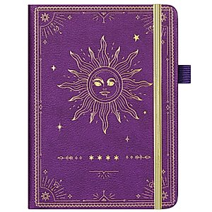 Password Book - Hardcover Password Book with Alphabetical Tabs for Internet Website Address Login, Pocket Size Password Keeper, 5.0" x 6.8", Password Organizer for Home Office Desk Use - Purple