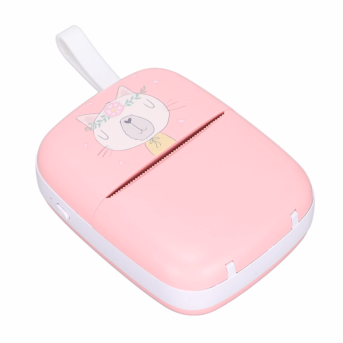 Pocket Mini Printer, BT 4.0 200DPI Resolution Thermal Printing Portable Photo Printer for Printing Photos, Labels, Information, Lists, Records, Wrong Questions, Web Page