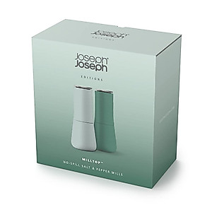 Joseph Joseph Milltop Set-Editions (Sage) Salt & Pepper Mill, 00-0, Green