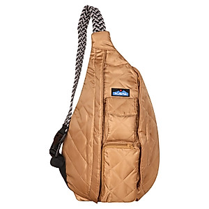 KAVU Original Rope Puff Diamond Quilted Mini Sling Pack - Taupe