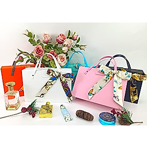 Joyscoop Pink Gift Box - 11x7.6x3.5 Inches Gift Boxes with Lids and Handles, Portable Magnetic Gift Boxes for Presents, Large Gift Box for Women