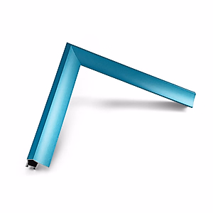 Frame My TV Deco TV Frames Alloy Prismatic - Turquoise Bezel Compatible ONLY with Samsung The Frame TV (65", Fits 2021-2024 Frame TV)