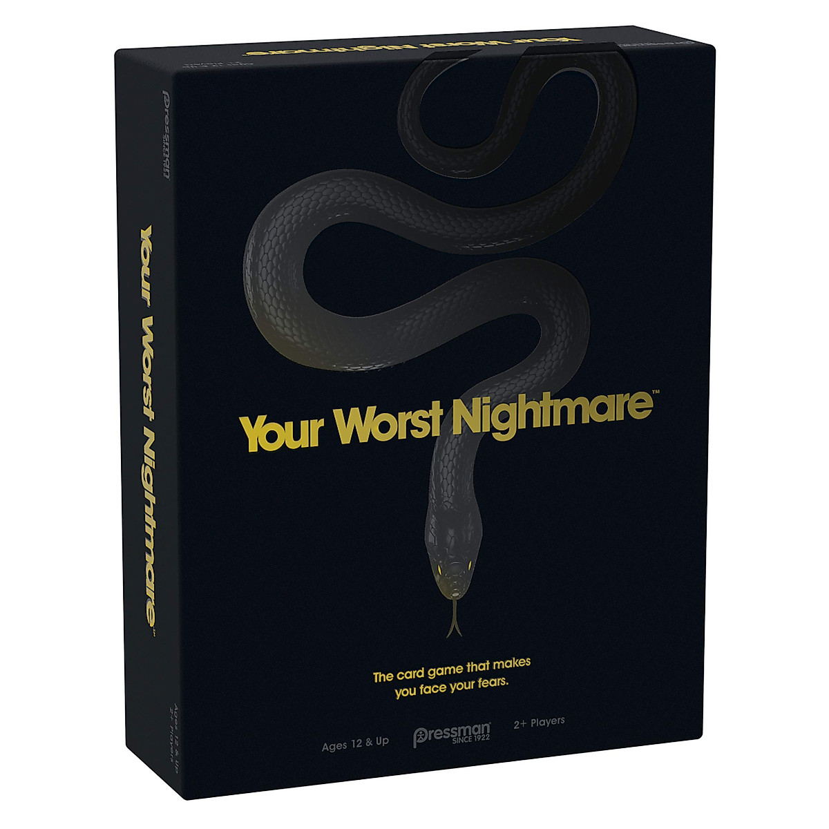 Your Worst Nightmare by Pressman - The Card Game That Makes You Face Your Fears, Black