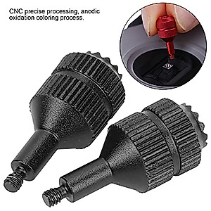 Liyeehao Aluminum Controller Joysticks, Controller Joysticks Aluminium Alloy for Metal Joystick Protector for Model Airplane Accessories(Black)