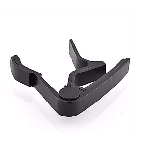 Guitar Capo,Acoustic Guitar, Electric Guitar Capo- Banjo and,for Acoustic,Ukulele, Mandolin, Bass, Picks Black Single Handed Capo