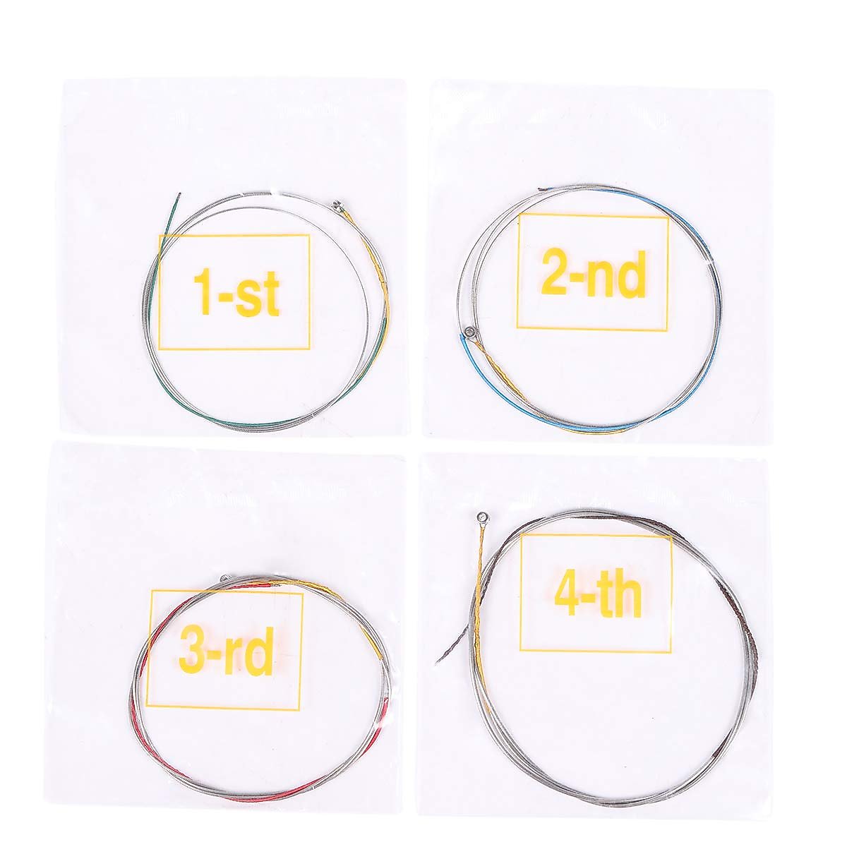 Q QINGGE Steel Core Cello Strings 4/4 3/4 set Strings for Student Strings – Sealed Pouch Prevents Corrosion