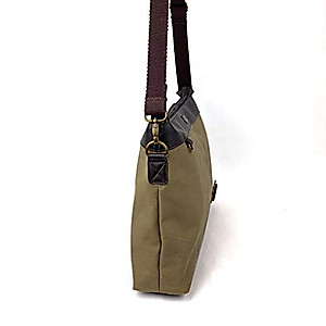 Chala Convertibile Stripe Zip Tote with Pomeranian Key fob - Heavy Canvas Tote with Crossbody