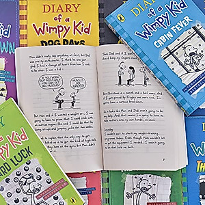 Jeff Kinney Diary of a Wimpy Kid 16 Books Collection Set, Complete Series 1-16 Books of Boxed Set, Paperback (2022030012)