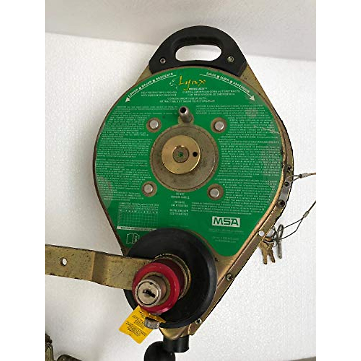 MSA Lynx 10011744 SELF-RETRACTING Lifeline Emergency Rescue 50 FT. Length