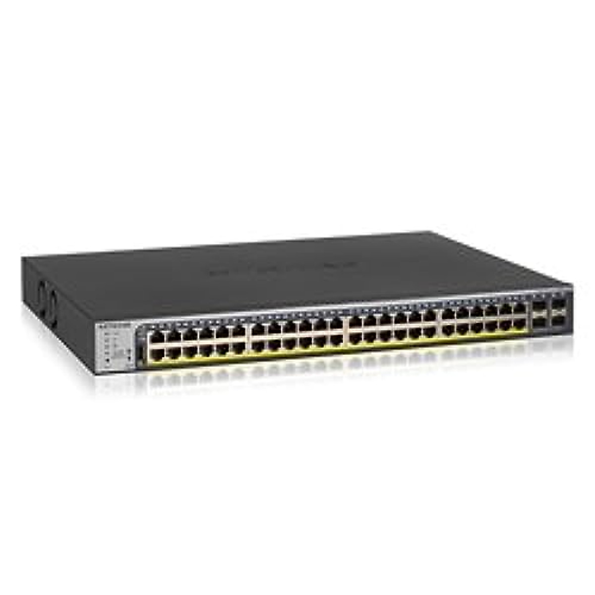 NETGEAR 52-Port PoE Gigabit Ethernet Smart Switch (GS752TP) - Smart Managed, 48 x PoE+ @ 380W, 4 x 1G SFP, Desktop or Rackmount Switch