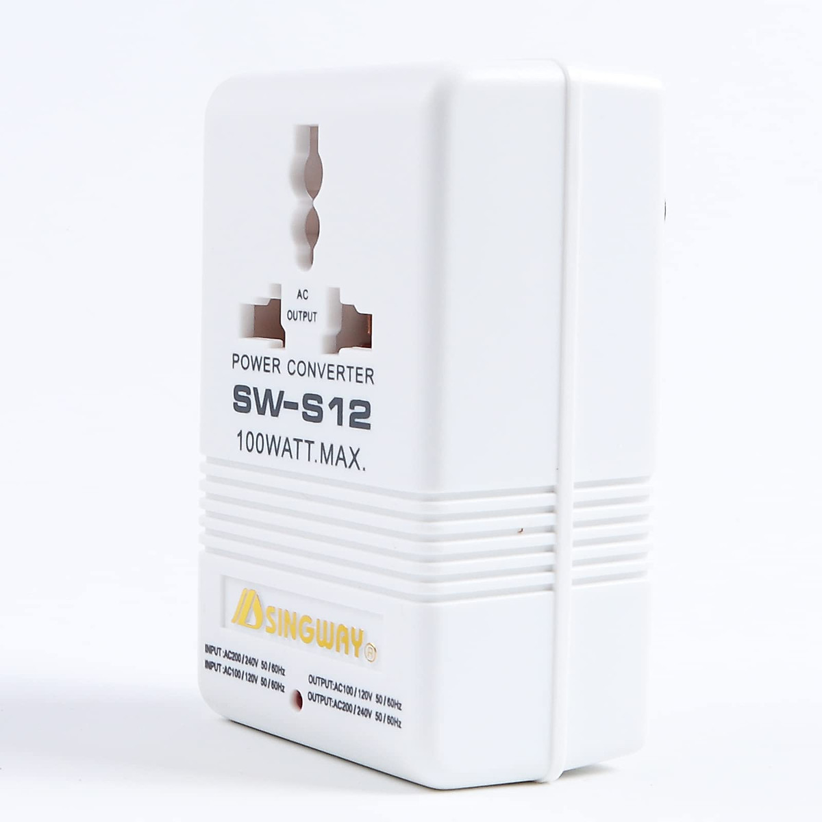 110V to 220V 100W Voltage Converter Travel Adapter, Power Converter AC 110V to 220V Step-Up & Down Voltage Converter Transformer