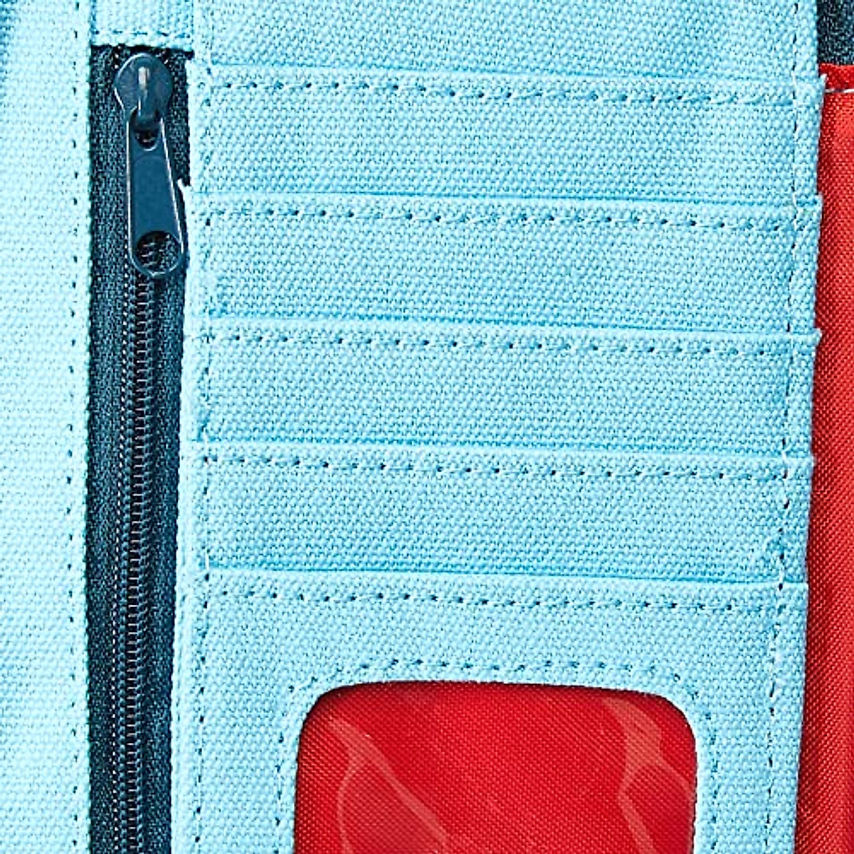 KAVU Go Time Bi-Fold Crossbody Wallet with Rope Strap, Maliblue