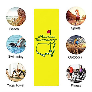 TIROERV Masters Golf Tournament Decorative Hand Towels Ultra Soft Highly Absorbent Microfiber Kitchen and Bath Hand Towels Multipurpose for Bathroom Kitchen Gym Hotel and Spa 11.81x35.4 in