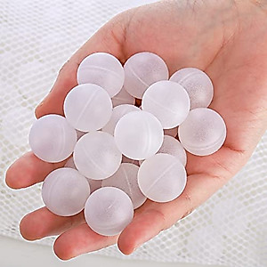 Lawei 300 PCS Sous Vide Cooking Balls, BPA Free 20mm Insulating Balls for Sous Vide, Vacuum Small Balls for Cookers Water Bath Cooking and Sous Vide Container, Reduces Heat Loss & Water Evaporation