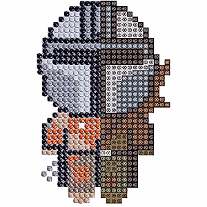 Diamond Painting Stickers Kits for Kids, Paint by Numbers Diamonds for Adult Beginners,DIY 5D Diamond Art Mosaic Stickers