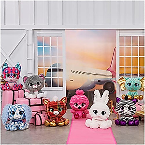 GUND P.Lushes Designer Fashion Pets Bella L’Phante Limited Edition Elephant Stuffed Animal, Turquoise/Gold, 6”