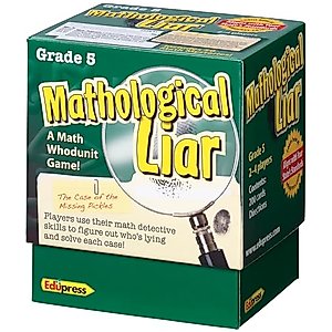 Edupress Mathological Liar Game, Grade 5 (EP63398)