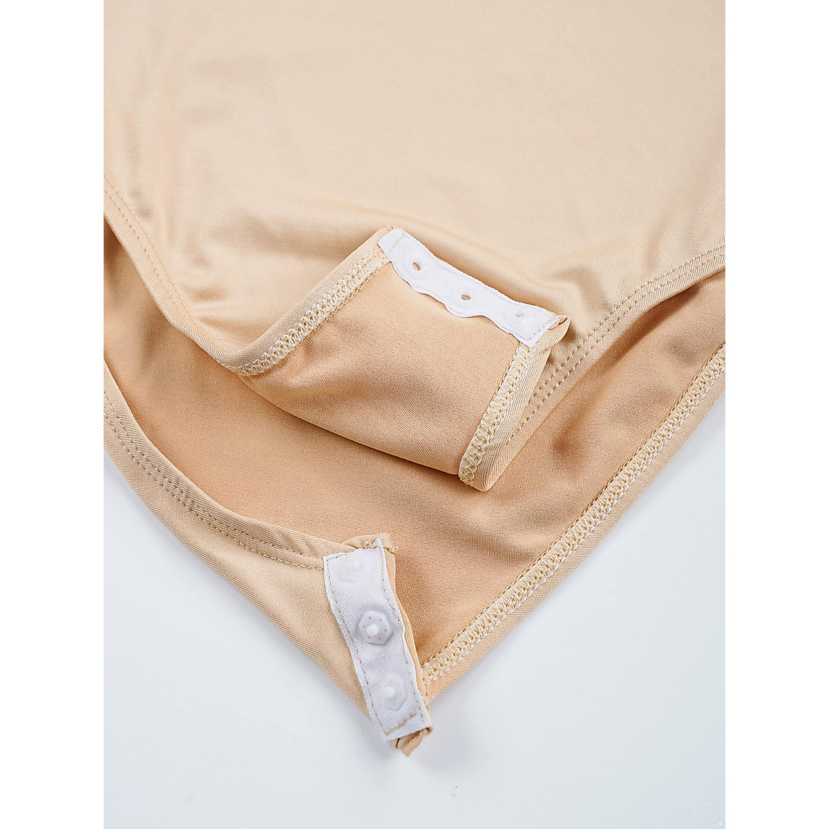 dPois Kids Girls Long Sleeve Gymnastics Leotard Mock Neck Ballet Dance Nude Unitard One Piece Bodysuit Mock Neck 11-12 Years