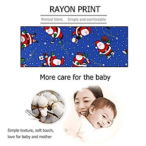 Wrapper Christmas Cotton Fabric Bundles 9.8 x 9.8 Inch Sewing Squares Quilting Fabric Patchwork Fat Quarters Precut Xmas Fabric Scraps for DIY Quilting Sewing Patchwork Xmas Gift 10Pcs