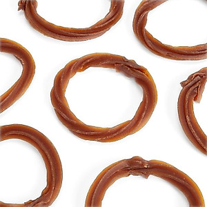 Good Lovin' Rawhide-Free Pumpkin Puppy Ring Dog Treats, 9.9 oz., Count of 8