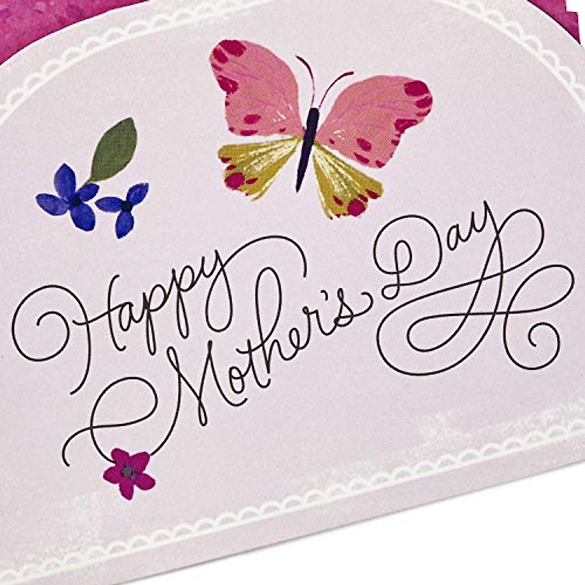 Hallmark Paper Wonder Mothers Day Pop Up Card (Purple Flower Bouquet, Beautiful in Every Way)