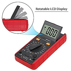 CAMWAY LCR Meter LCD Capacitance Inductance Resistance Tester Measuring Meter Self-Discharge pF nF μF with Overrange Display