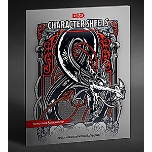 Dungeons & Dragons - Character & Spell Sheets with Premium Folder (5th Edition)
