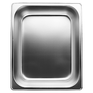 HOIGON 4 Pack 1/2 Size Steam Table Pan, 4 Inch Deep Stainless Steel Hotel Pan, Anti-Jam Steam Pan Half Size Hotel Pans for Buffet, Restaurants, Catering