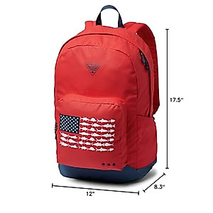 Columbia PFG Zigzag 22L Backpack, Red Spark/Carbon, One Size