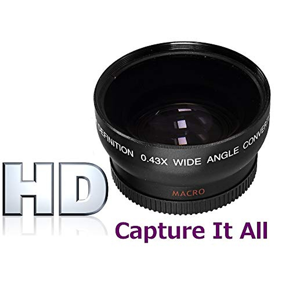 HD Wide Angle with Macro Lens for PANASONIC DMC-G5KK DMC-G5 (52mm Compatible)