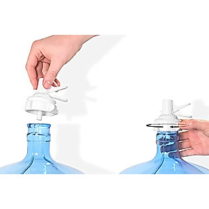 YUKU CANYON Water Jug Holder, 3-5 Gallon Collapsible Drink Dispenser Stand - Strong Steel Rack for Countertop, Office, Party, No-Leak Valve - Complete with Tray