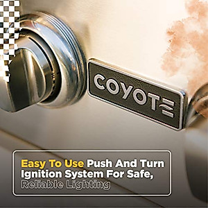 Coyote Built-In Double Side Burner, Propane Gas - C1DBLP