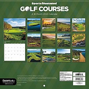 2023 Sports Illustrated Golf Courses Wall Calendar